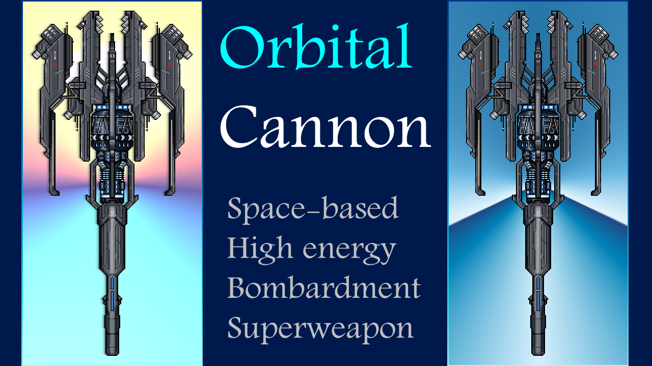 RC Art - Orbital Cannon - a premium asset pack to build games with GDevelop. | GDevelop